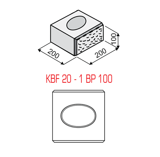 KBF 20-1 BP 100 Römischer Sandstein C8 | KB-BLOK